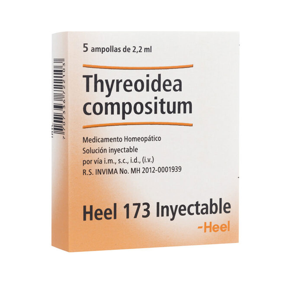 Thyreoidea compositum Inyectable | Droguería Especializada…